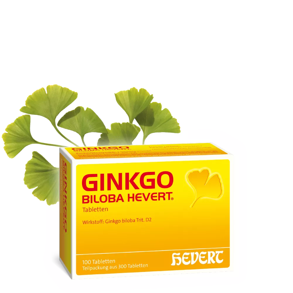 Ginkgo biloba Hevert Tabletten, naturopathic medicine - 300 tablets | China